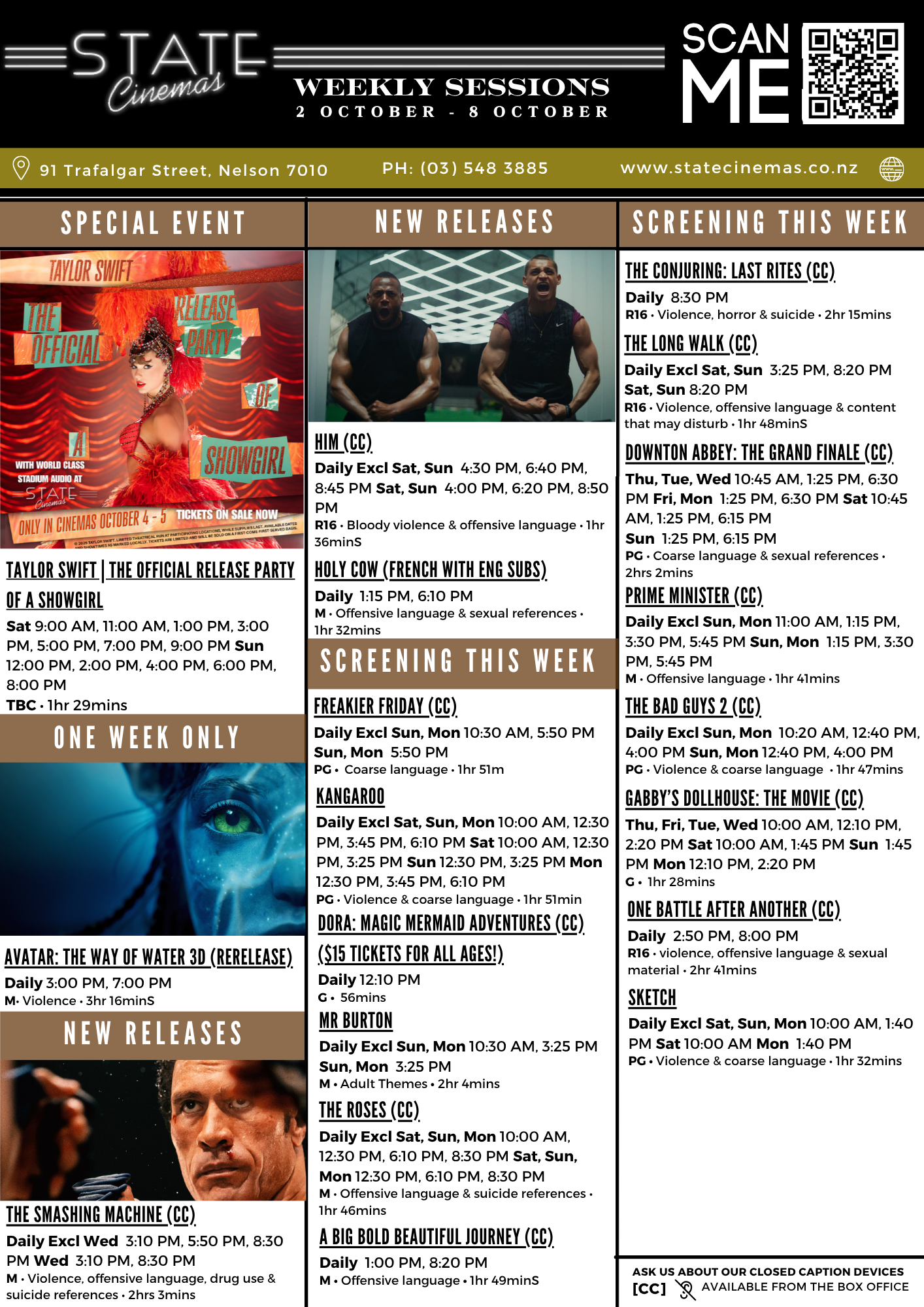 State Cinemas | State Cinemas Nelson | DOWNLOAD OUR FLYER
