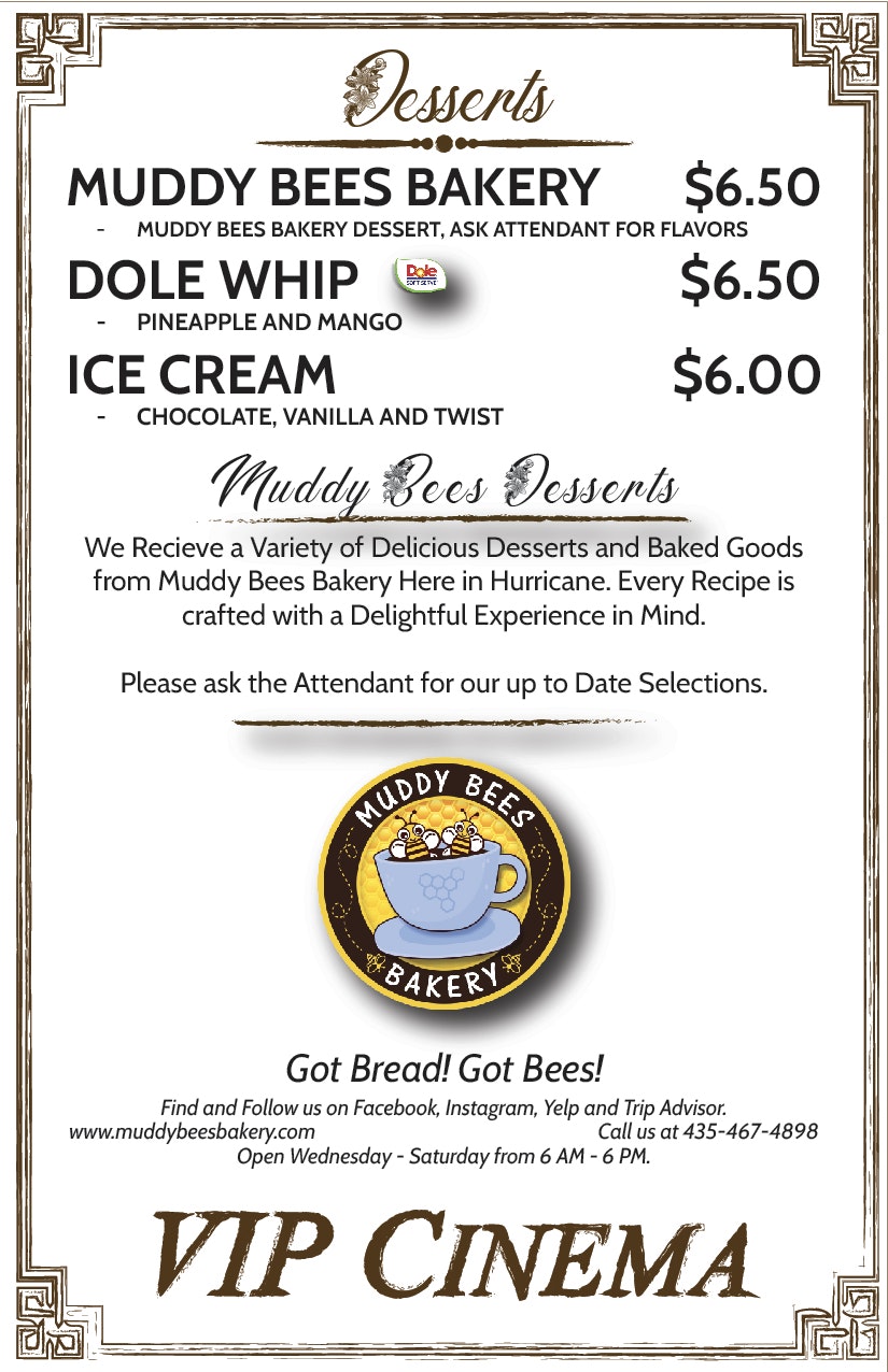 VIP Menu